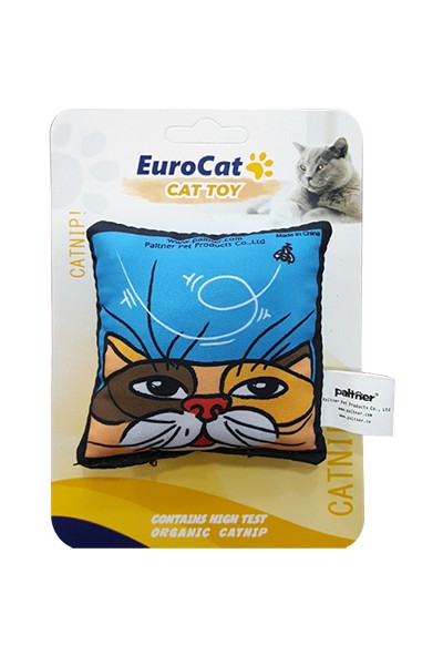 Eurocat Kedi Oyuncağı Mavi Yastık 8 cm Eurocat Kedi Oyuncağı Mavi Yastık 8 cm