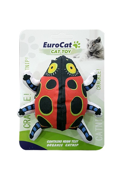 Eurocat Kedi Oyuncağı Uğur Böceği 10 cm Eurocat Kedi Oyuncağı Uğur Böceği 10 cm