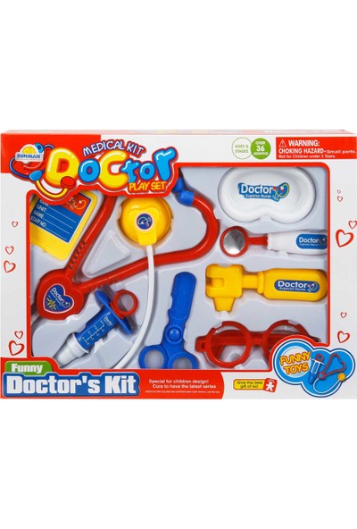 Junior Doc. Kutulu Doktor Seti 8 Parça Junior Doc. Kutulu Doktor Seti 8 Parça