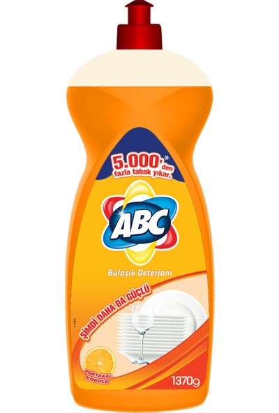 ABC Bulaşık Sıvısı 1370 gr Portakal