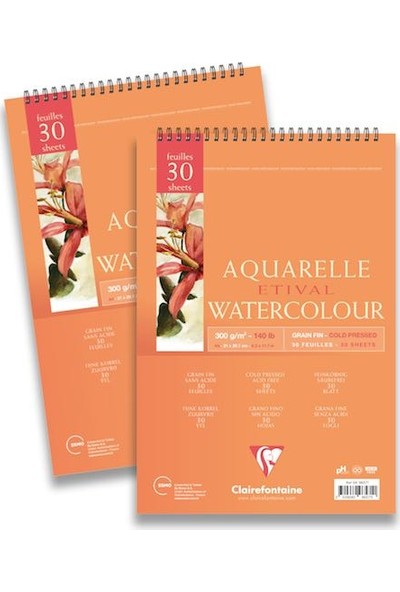 Claırefontaıne Suluboya Blok A4 300Gr 30Yp.Ek96571