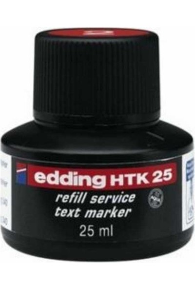 Eddıng Fosforlu Kalem Mürekkebi E-Htk25 Kırmızı Eddıng Fosforlu Kalem Mürekkebi E-Htk25 Kırmızı