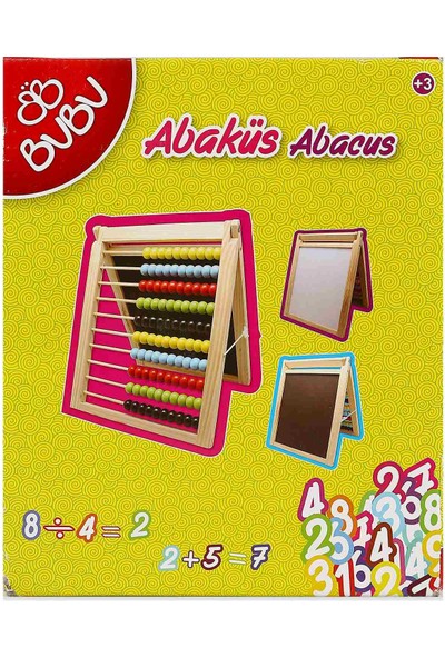 Bu-Bu Ahşap Yazı Tahtalı Abaküs Bubu-Aa0006 Bu-Bu Ahşap Yazı Tahtalı Abaküs Bubu-Aa0006
