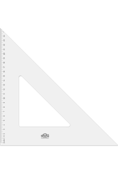 Hatas Gönye Teknik Resim Acryl 37/45 00660 Hatas Gönye Teknik Resim Acryl 37/45 00660