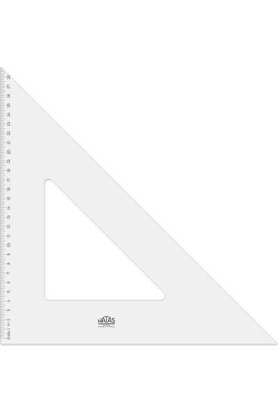 Hatas Gönye Teknik Resim Acryl 42/45 00680 Hatas Gönye Teknik Resim Acryl 42/45 00680