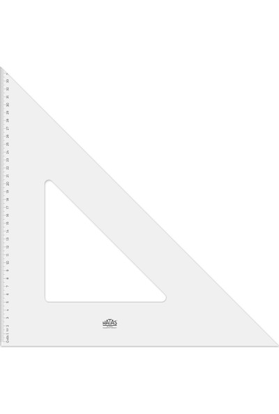 Hatas Gönye Teknik Resim Acryl 50/45 00700 Hatas Gönye Teknik Resim Acryl 50/45 00700