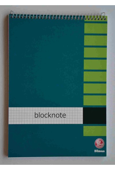 Dilman Bloknot Spiralli A5 Kareli