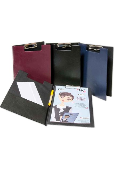 2K Sekreterlik A4 Kapaklı Biala Siyah 191S
