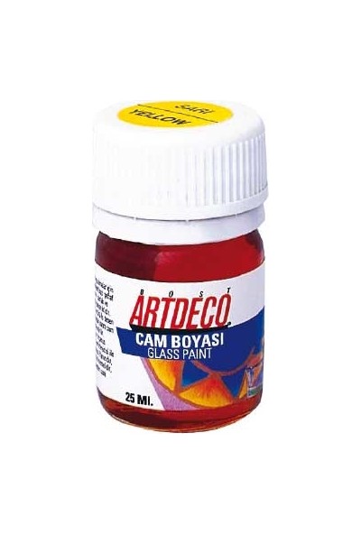 Artdeco Cam Boyası 25Ml. Mor Y-030A-08 Artdeco Cam Boyası 25Ml. Mor Y-030A-08