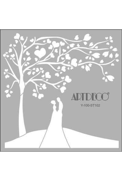 Artdeco Resim Şablonu 30X30 Aşıklar St102