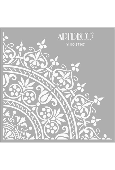 Artdeco Resim Şablonu 30X30 Damask Desen St107