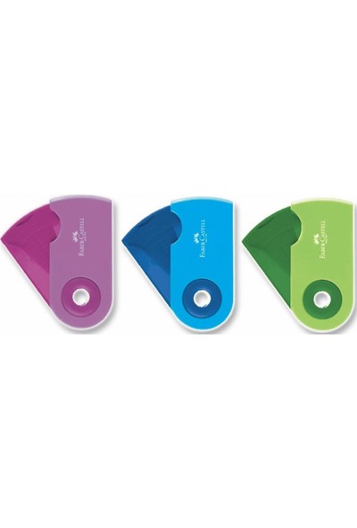 Faber-Castell Kalemtraş Sleeve Çiftli Canlı R. 5140182703