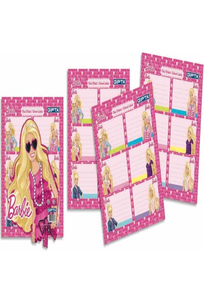 Gıpta Okul Etiketi Barbıe 5458