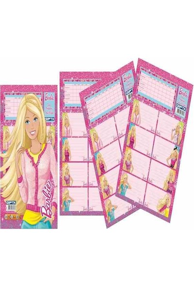 Gıpta Okul Etiketi Barbıe 5461