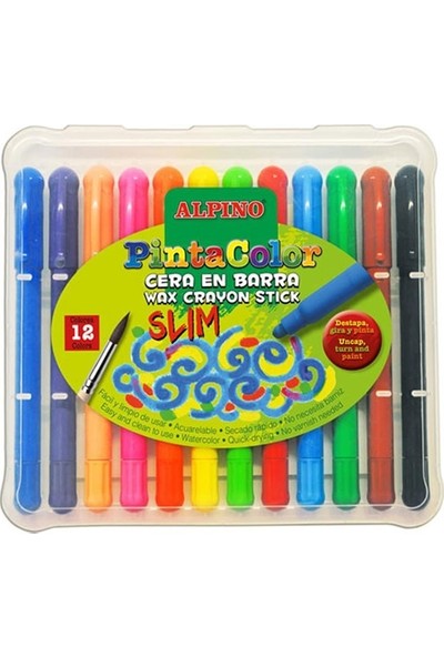 Alpıno Pintacolor 12 Renk Wax Crayon Mım Boya Px-000112 Alpıno Pintacolor 12 Renk Wax Crayon Mım Boya Px-000112