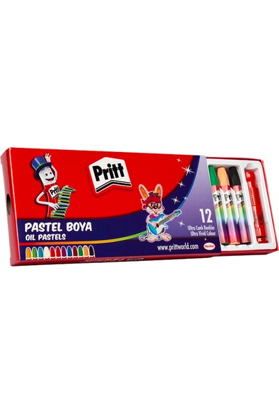 Pritt 12 Renk Pastel Karton Kutu 1048061