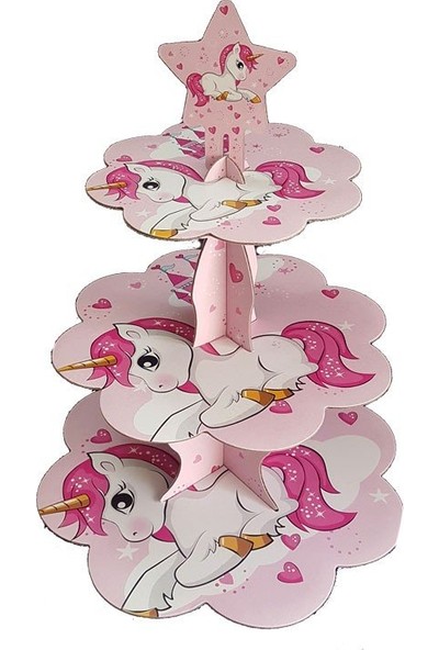 Parti Feneri Unicorn Cup Cake/ Kek Standı