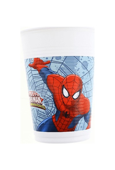 Parti Feneri Spiderman 8'li Bardak 200 cc Parti Feneri Spiderman 8'li Bardak 200 cc