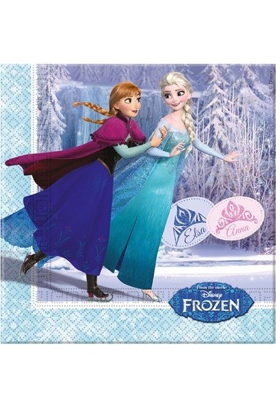 Parti Feneri Frozen Ice Skating Kağıt Peçete 20'li 33x33 cm Parti Feneri Frozen Ice Skating Kağıt Peçete 20'li 33x33 cm