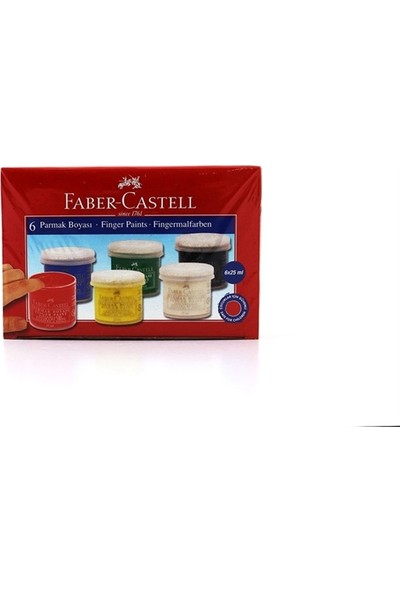 Faber-Castell 6 Renk Parmak Boyası 160402