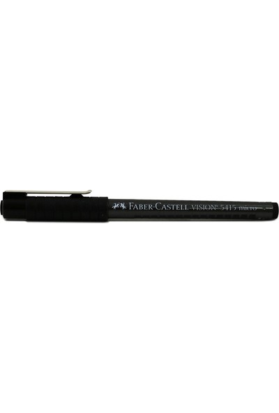 Faber-Castell Vision 5415 Siyah İğne Uçlu Kalem 541599 Faber-Castell Vision 5415 Siyah İğne Uçlu Kalem 541599