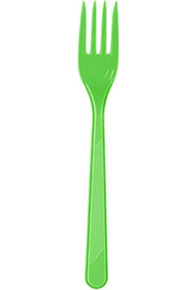 Parti Feneri Yeşil Plastik Çatal 25 Adet Parti Feneri Yeşil Plastik Çatal 25 Adet