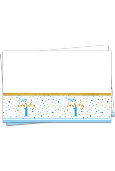 Küçük Yıldızlar 1 Yaş Erkek Masa Örtüsü Küçük Yıldızlar 1 Yaş Erkek Masa Örtüsü