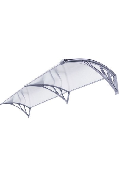 Sislon Kapı Üstü Pratik Sundurma 200 X 100 Cm Gri Sislon Kapı Üstü Pratik Sundurma 200 X 100 Cm Gri