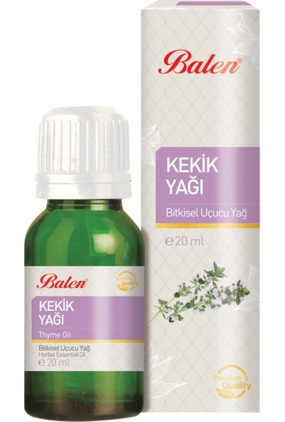 Balen Kekik Yağı 20 ml (%100 Saf Bitkisel Uçucu Yağ)