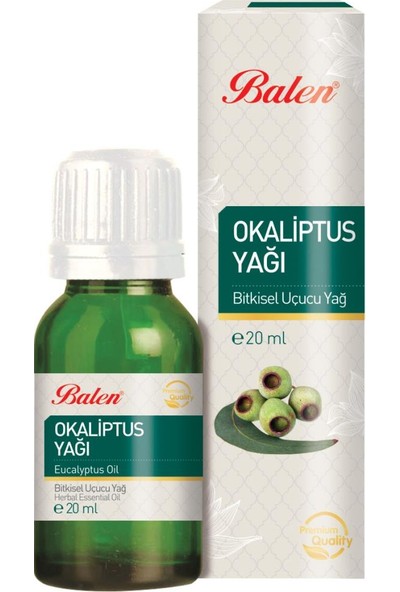 Balen Okaliptus Yağı 20 ml (%100 Saf Bitkisel Uçucu Yağ)