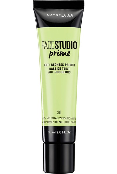 Maybelline New York Face Studio Prime Kızarıklık Önleyici Makyaj Bazı Maybelline New York Face Studio Prime Kızarıklık Önleyici Makyaj Bazı
