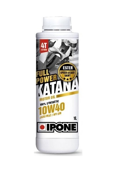 Ipone Full Power Katana 10W40 4T Esterli Motosiklet Yağı 1L Ipone Full Power Katana 10W40 4T Esterli Motosiklet Yağı 1L