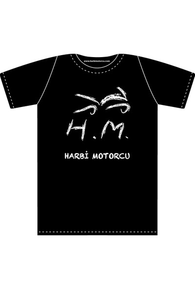Harbi Motorcu T-Shirt (Siyah) Harbi Motorcu T-Shirt (Siyah)