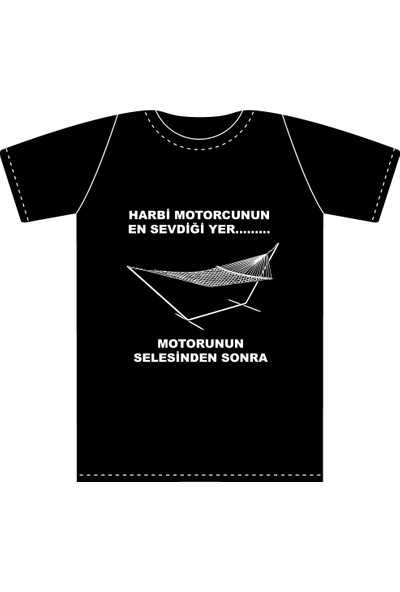 Harbi Motorcu T-Shirt Hamak (Siyah) Harbi Motorcu T-Shirt Hamak (Siyah)