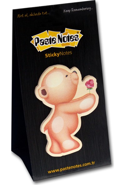 Paste Notes Romantik Ayıcık Yapışkanlı Not Kağıdı Paste Notes Romantik Ayıcık Yapışkanlı Not Kağıdı