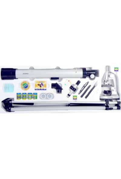 Zoomex TWMP-0406 Teleskop ve Mikroskop Seti- Eğitici ve Öğretici Zoomex TWMP-0406 Teleskop ve Mikroskop Seti- Eğitici ve Öğretici