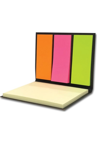 Paste Notes 4 Parçalı Deri Kapaklı Notebook