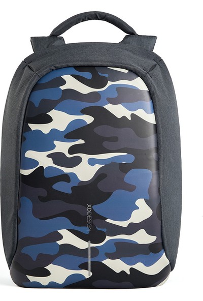 XD Design Bobby Compact Print Sırt Çantası - Mavi Siyah