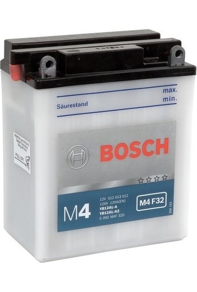 Fiamm Bosch 12 Ah M4F32 Yb12Al-A2 Motosiklet Aküsü