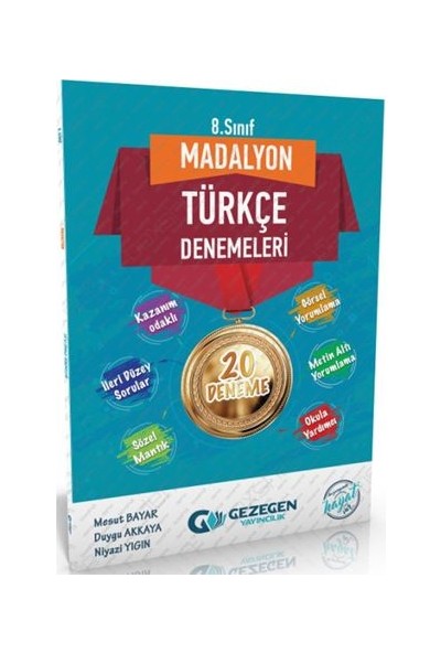 Gezegen Yayıncılık Madolyon Türkçe Denemeleri 8 Sınıf Gezegen Yayıncılık Madolyon Türkçe Denemeleri 8 Sınıf