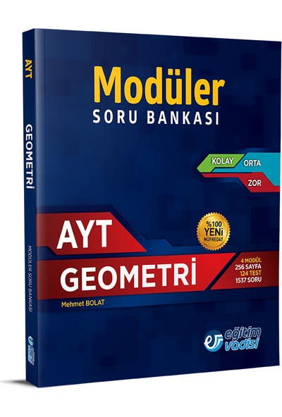Eğitim Vadisi Yayınları AYT Geometri Soru Bankası