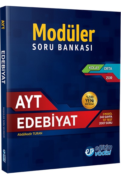 Eğitim Vadisi Yayınları AYT Edebiyat Soru Bankası