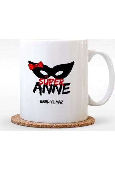 TrendBox Kişiye Özel Süper Anne Kupa Bardak