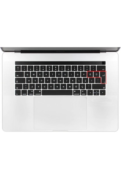 Microcase Macbook Pro 13 A1989 Touch Bar 2018 Silikon Klavye Koruması Türkçe - EU Microcase Macbook Pro 13 A1989 Touch Bar 2018 Silikon Klavye Koruması Türkçe - EU