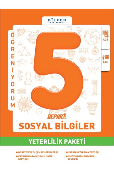 Bilfen Yayıncılık 5. Sınıf Sosyal Bilgiler Depar Yeterlilik Paketi Bilfen Yayıncılık 5. Sınıf Sosyal Bilgiler Depar Yeterlilik Paketi