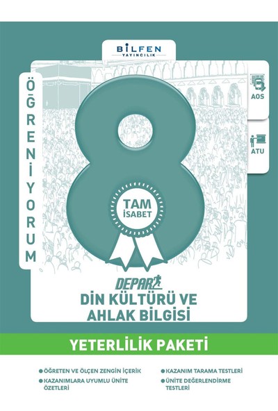 Bilfen Yayıncılık 8. Sınıf Din Kültürü Ve Ahlak Bilgisi Depar Yeterlilik Paketi Bilfen Yayıncılık 8. Sınıf Din Kültürü Ve Ahlak Bilgisi Depar Yeterlilik Paketi