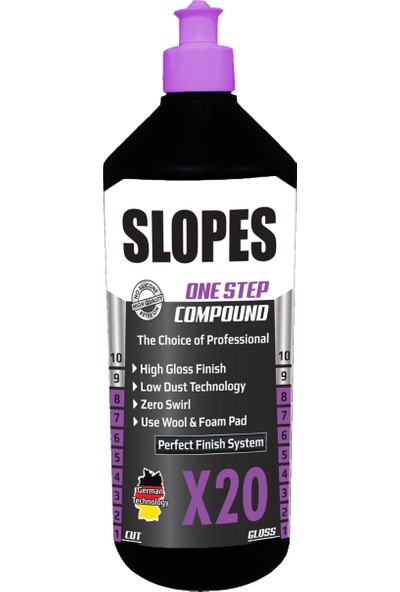 Slopes X20 Tek Adım Pasta 1lt Slopes X20 Tek Adım Pasta 1lt