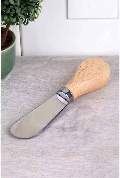 Queen's Kitchen Bambu Saplı Lüx Çelik Nutella Bıçağı Queen's Kitchen Bambu Saplı Lüx Çelik Nutella Bıçağı