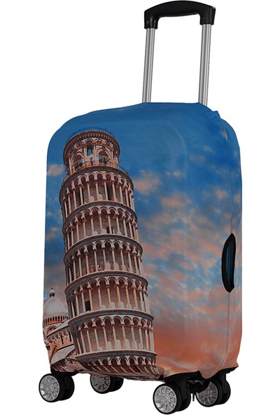 Vk Tasarım 013 Likralı Kabin Boy Valiz Kılıfı