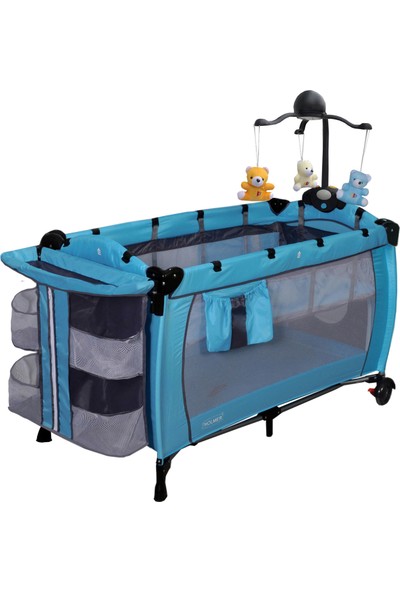 Holmer Kids Maxi Comfort Eurostyle Dönenceli (MP3 Çalar) Oyun Parkı / Park Yatak
